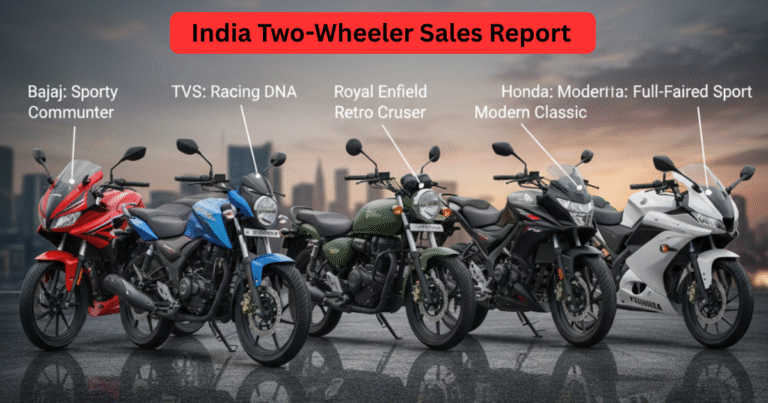 India Two-Wheeler Sales Report 2025: नवंबर में Hero, Honda, TVS की ...